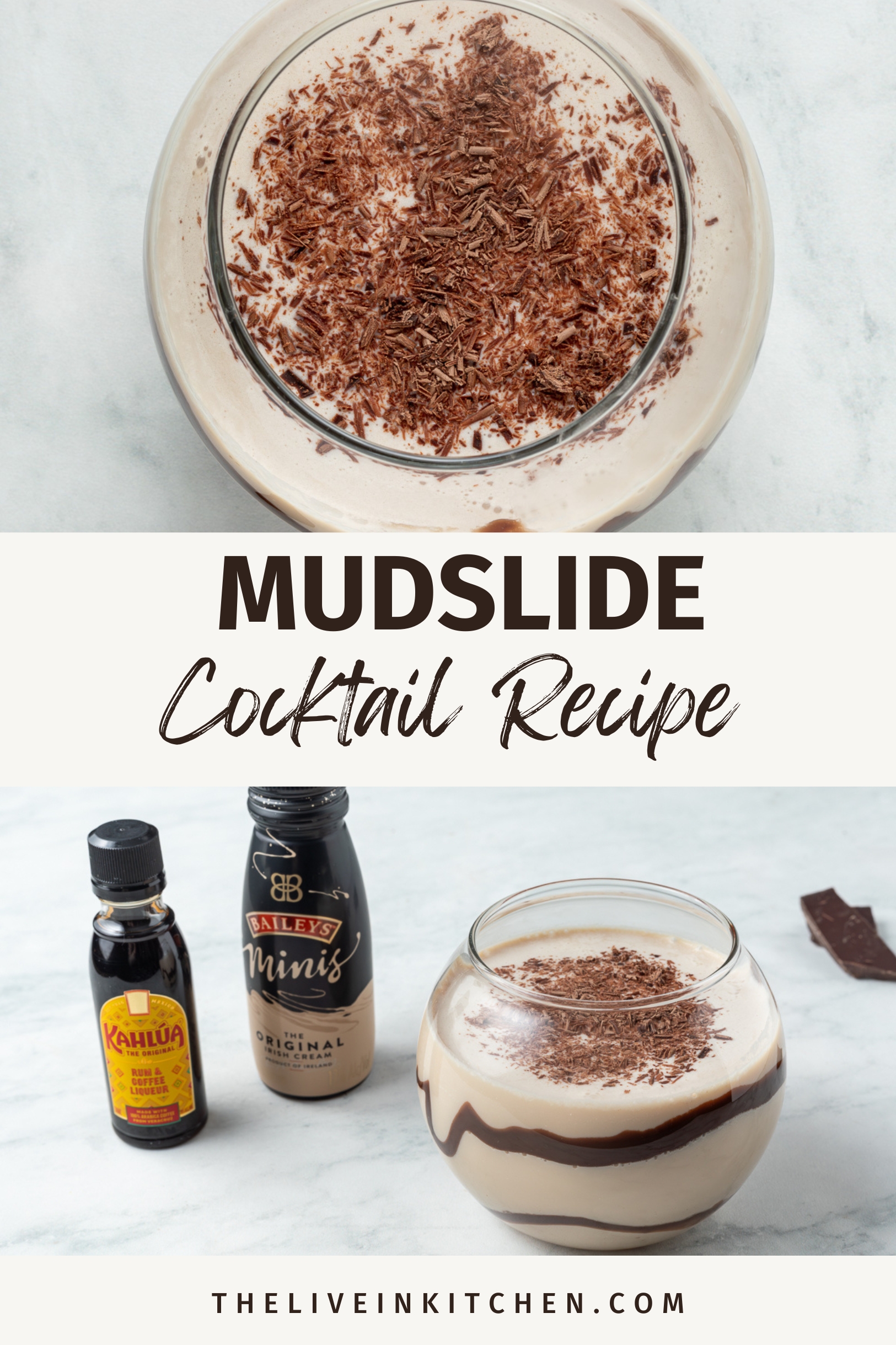 Mudslide Cocktail {No Ice Cream} - The Live-In Kitchen