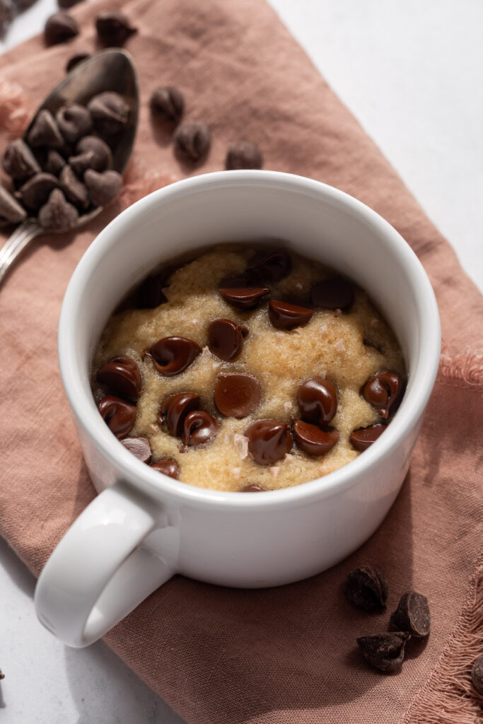 Cookie Mug Cake - The Live-In Kitchen