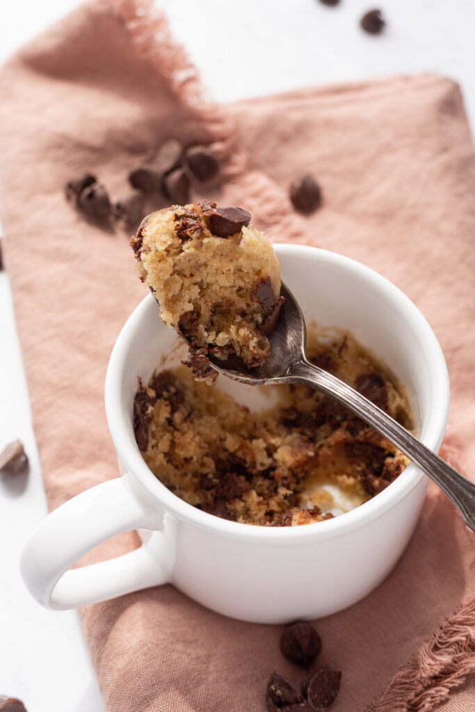 Cookie Mug Cake - The Live-In Kitchen