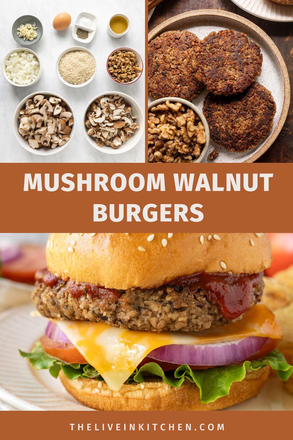 Walnut Burgers - The Live-In Kitchen