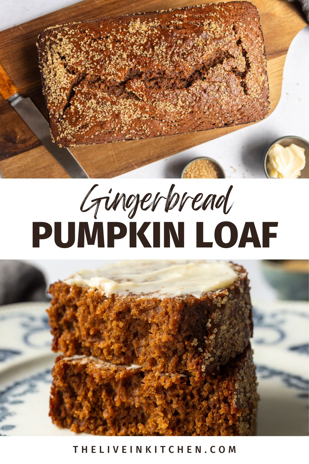 Pumpkin Gingerbread Recipe - The Live-In Kitchen