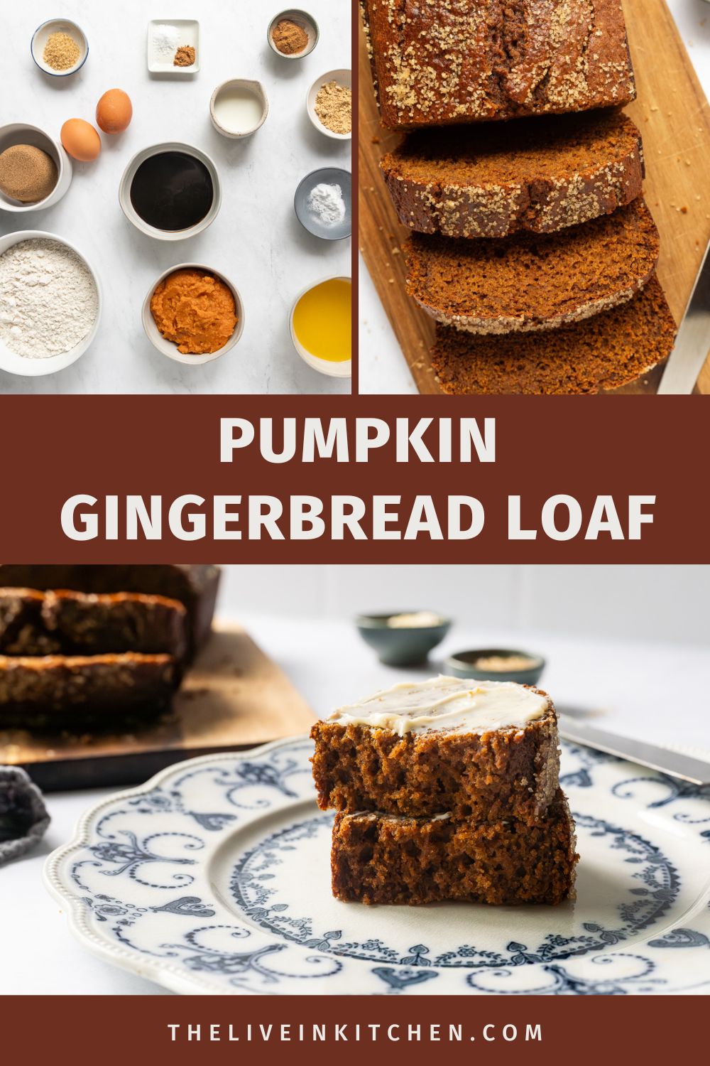 Pumpkin Gingerbread Recipe - The Live-In Kitchen