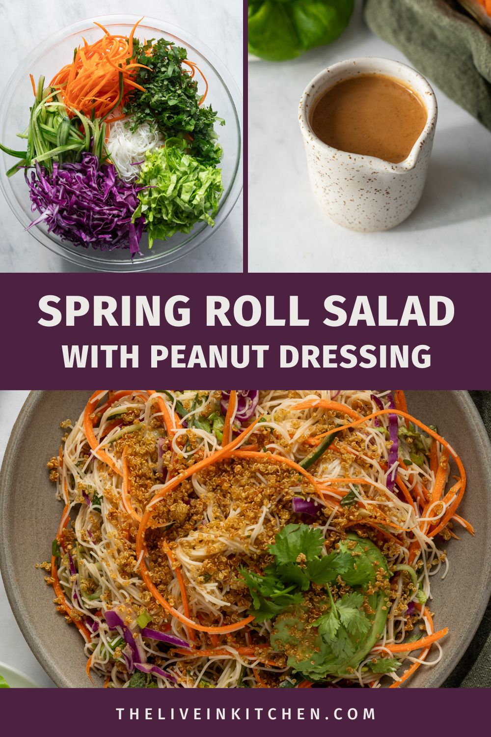 Spring Roll Salad - The Live-In Kitchen