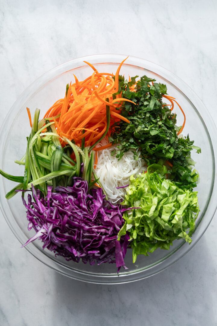 Spring Roll Salad - The Live-In Kitchen